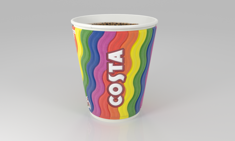 Costa displays rainbow cups to celebrate Pride parade – Live Edinburgh News